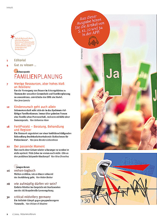 Hebammenforum – Das Fachmagazin des Deutschen Hebammenverbandes