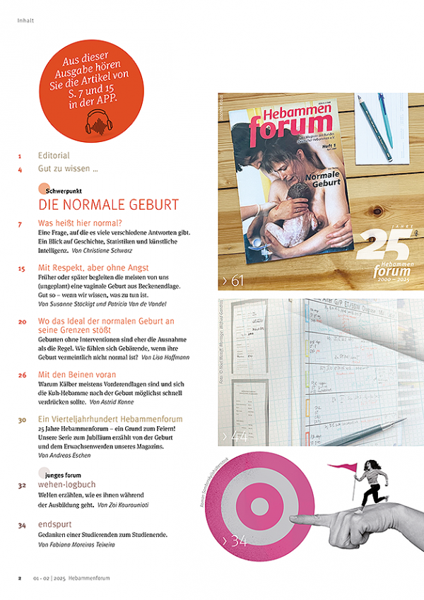 Hebammenforum – Das Fachmagazin des Deutschen Hebammenverbandes