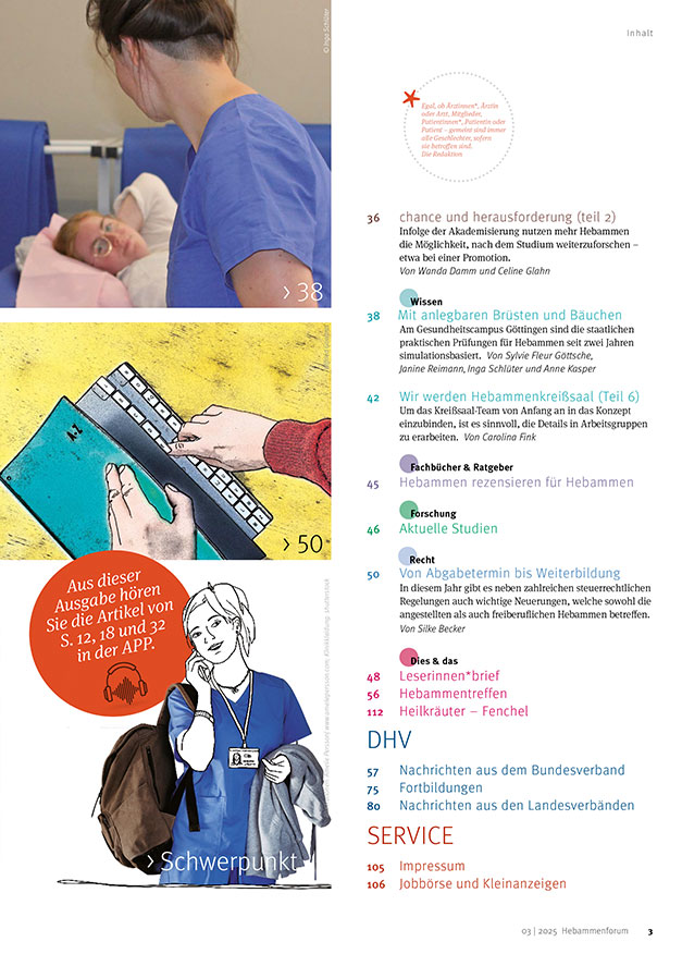 Hebammenforum – Das Fachmagazin des Deutschen Hebammenverbandes